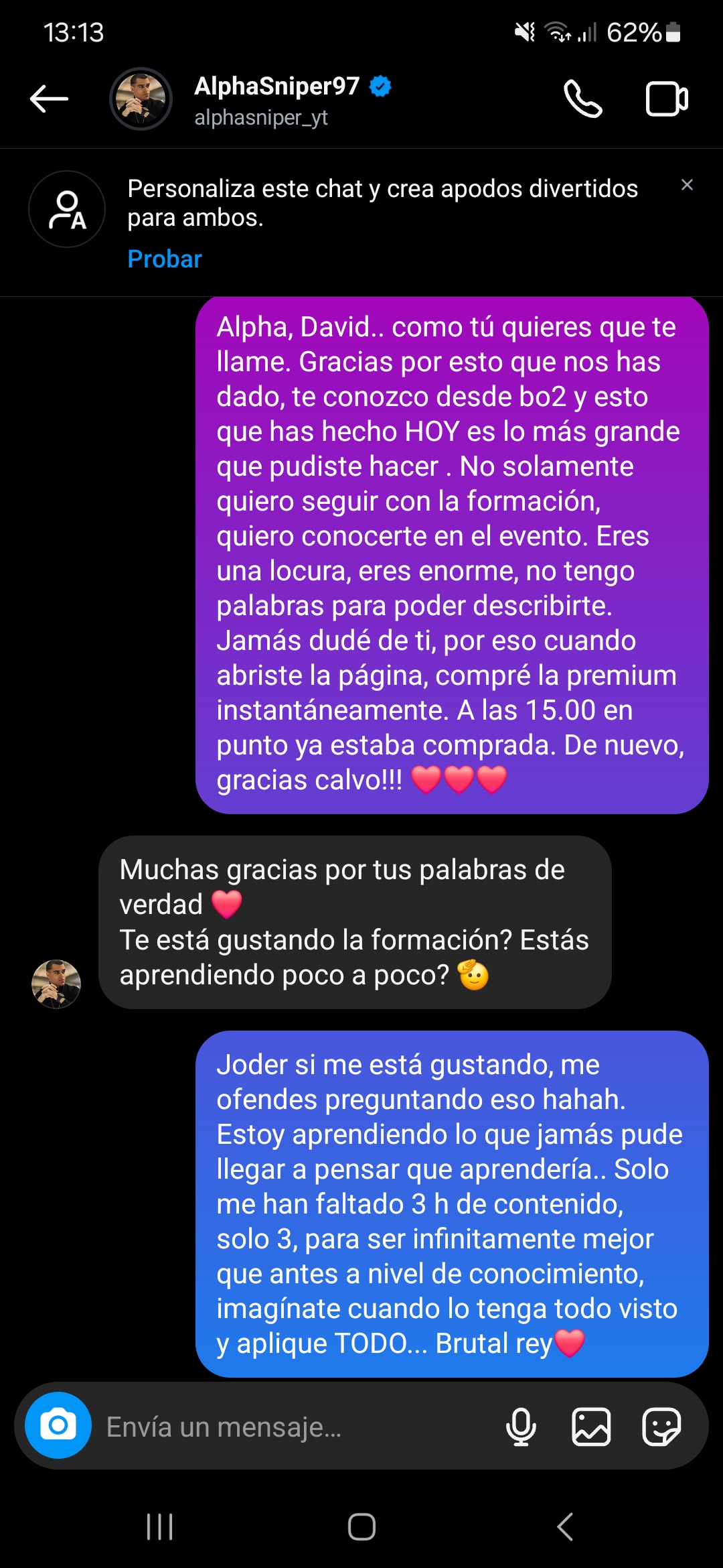 [2026] Opinión Alumno sobre el curso AlphaMasters de David Díaz