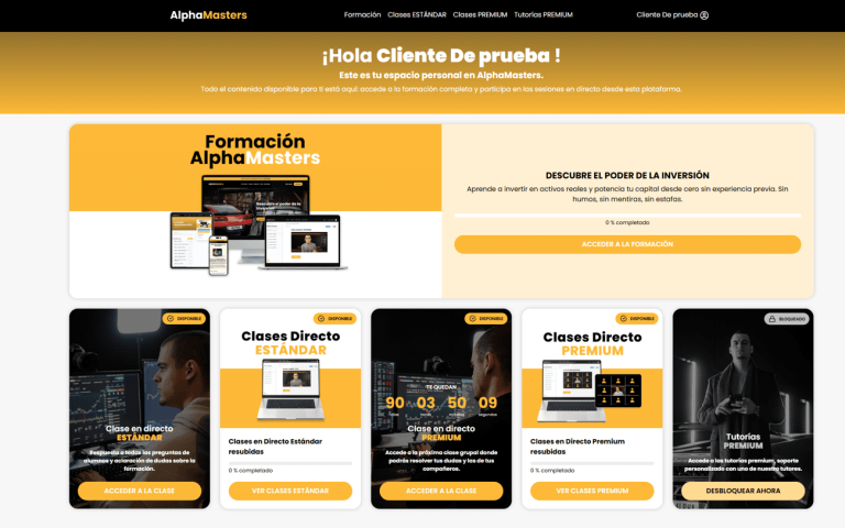 [2026] Opinión Alumno sobre el curso AlphaMasters de David Díaz